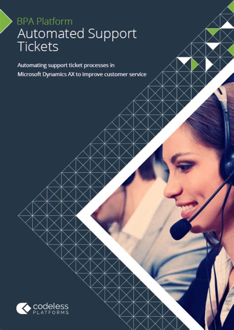microsoft dynamics ax automated support tickets business process
