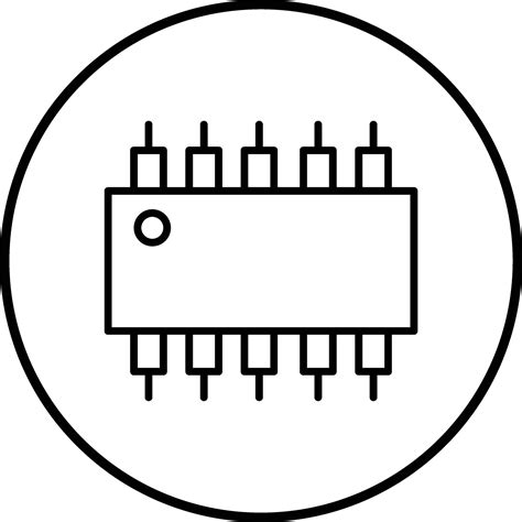 Integrado Circuito Vector Icono 32216858 Vector En Vecteezy