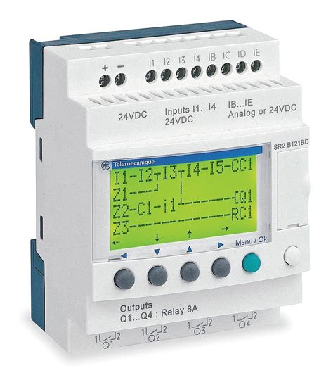 Schneider Zelio Smart Relay 24vac 8 In 4 Out