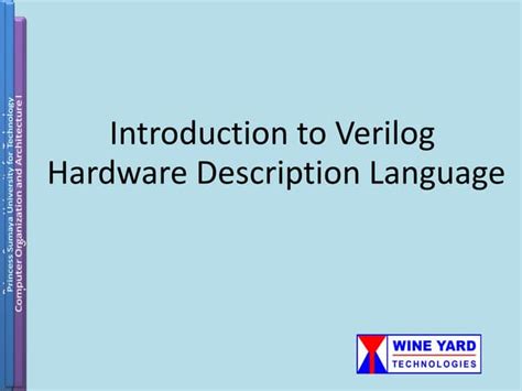 Verilog Tutorial Ppt