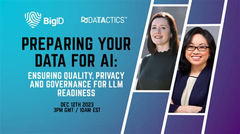 Preparing Your Data For Ai Catch Up On The Webinar Datactics