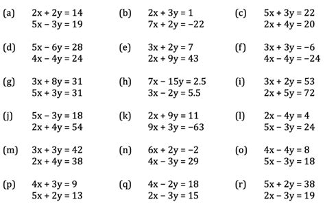 Ks3 Y9 Simultaneous Equations Maths With David