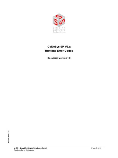 Runtime Error Codes Pdf Gateway Telecommunications C