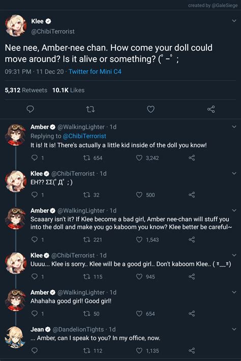 Amber S Doll Is Scary R Genshin Memepact