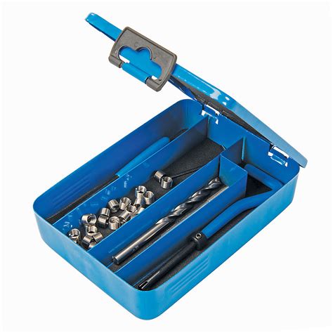 M6 X 1mm Helicoil Thread Repair Kit Sprung Insert Coil Twist Drill Bit Kit