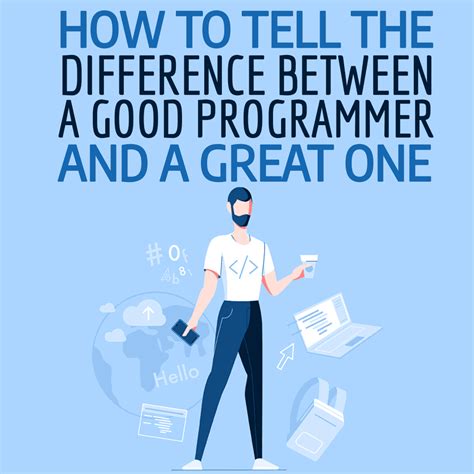 How To Tell The Difference Between A Good Programmer And A Great One Simple Programmer