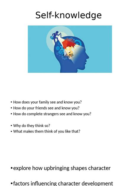 Self Knowledge 1 Pdf Disciplines Psychological Concepts