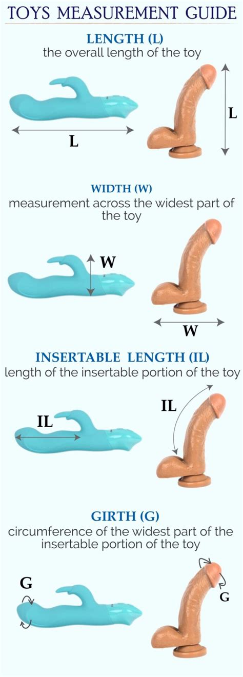 Toy Size Guide Sex Toys Hours