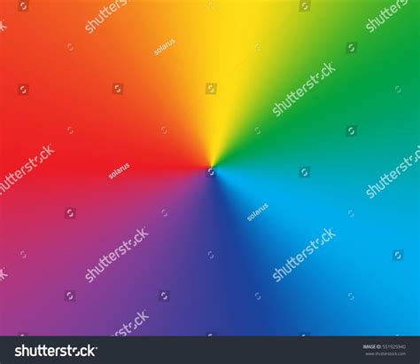 Radial Gradient Rainbow Background Vector Illustration Rainbow
