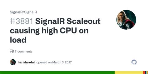 Signalr Scaleout Causing High Cpu On Load · Issue 3881 · Signalr