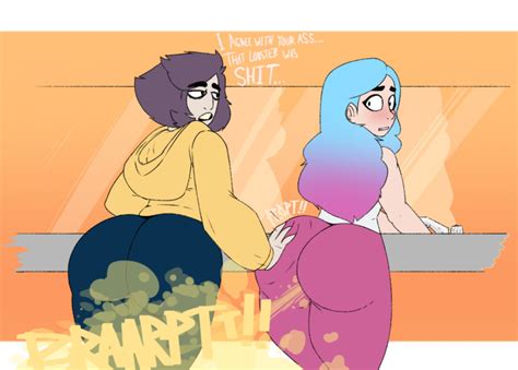 Rule 34 2girls 4 Fingers Ass Ass Grab Ass Smack Bathroom Big Ass Big Butt Blue Hair Blush