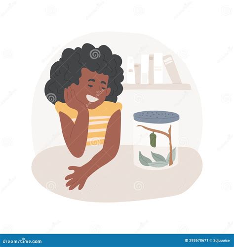 Chrysalis Splitting Isolated Cartoon Vector Illustration