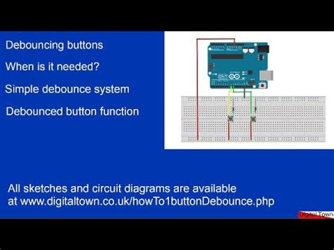 Arduino C Course How To Debounce Buttons YouTube