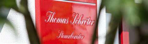 Steuerberatungskanzlei Thomas Schröter Ortenberg Thomas Schröter