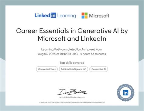 Arshpreet Kaur On Linkedin Generativeai Continuouslearning Careergrowth Microsoft Linkedin