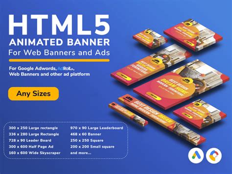 Attractive Html5 Animated Banner Ads Upwork