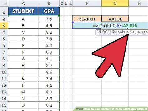 3 Ways To Use Vlookup With An Excel Spreadsheet Wikihow