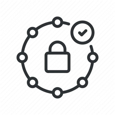 Multistage Security Verification Check Approved Connection Icon Download On Iconfinder
