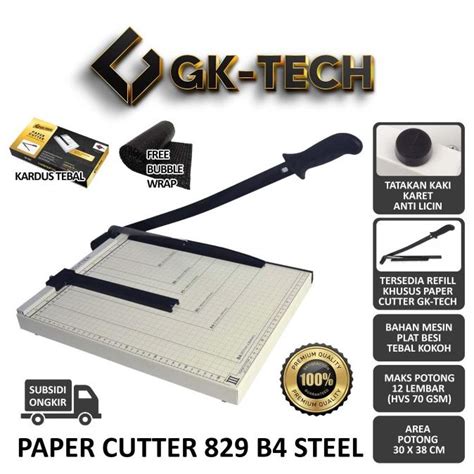 Jual Paper Cutter F4 B4 Alat Potong Kertas Pemotong Kertas Shopee Indonesia
