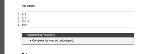 Solved Problem Fraction Class In This Problem You Ll Chegg