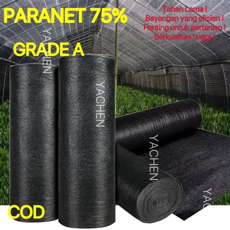 Jual JARING PARANET 75%(GRADE A) Lebar 3m Eceran Per Meter|Jaring Peneduh |Anti UV Shade Net ...