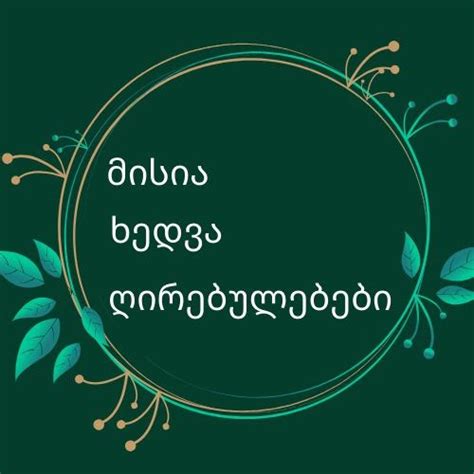 სსიპ ქალაქ ახალციხის №5 საჯარო სკოლა მისია ხედვა ღირებულებები