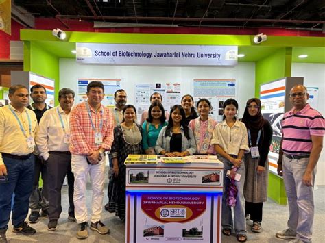school of biotechnology jawaharlal nehru university is shining in global bio 2024 dr ravi