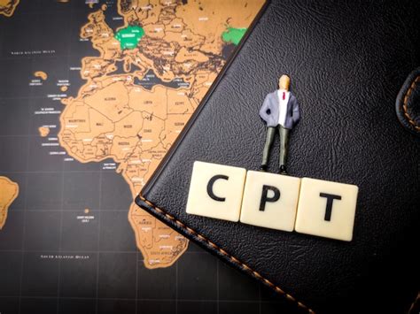 Premium Photo Top View Miniature People And Toys Word With Text Cpt