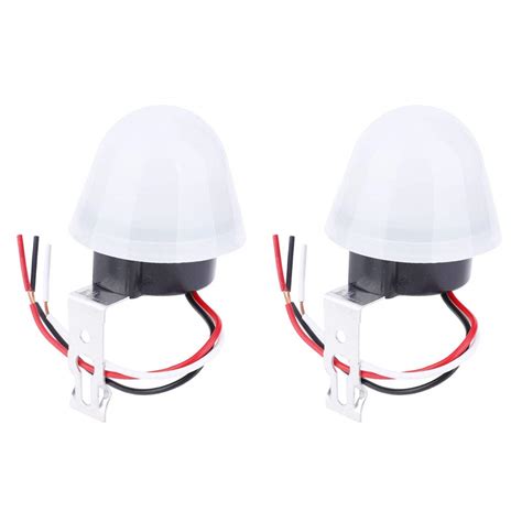 Kadimendium Pcs Automatic On Off Adjustable Street Light Photoswitch Auto Photo Control Sensor