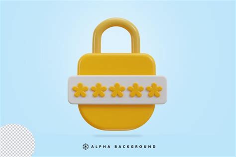 Premium Psd Padlock And Password Icons