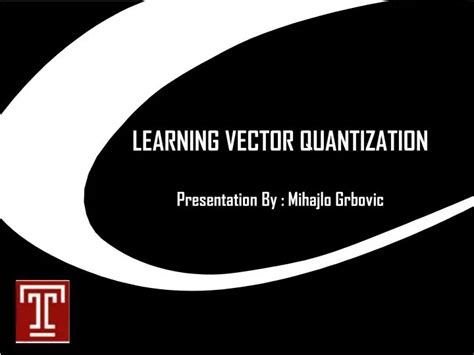 Ppt Learning Vector Quantization Presentation By Mihajlo Grbovic