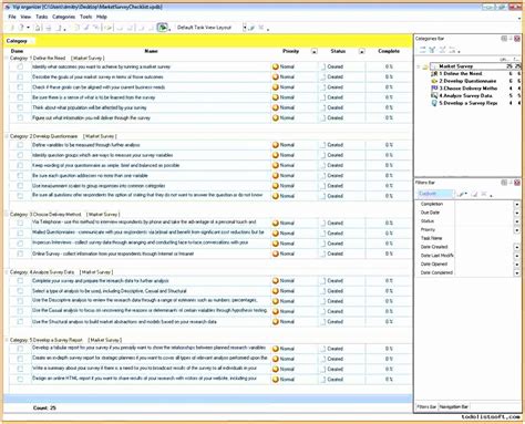 Survey Results Excel Template Shooters Journal