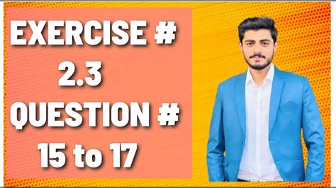 Fsc Math Part 2 Chapter 2 Exercise 23 12th Class Math Youtube