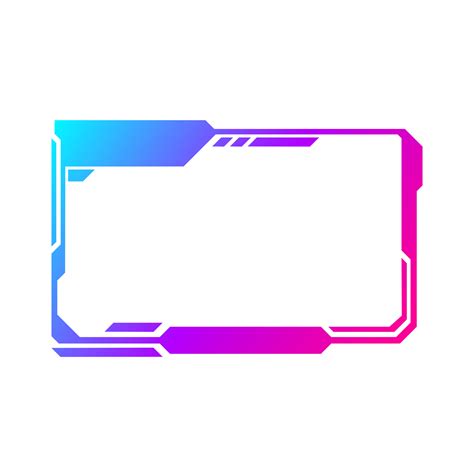 Hud Frames Futuristic Frame Gradient Futuristic Text Frame Scifi Frame Hud Gradient Hud