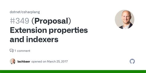 proposal extension properties and indexers · issue 349 · dotnet