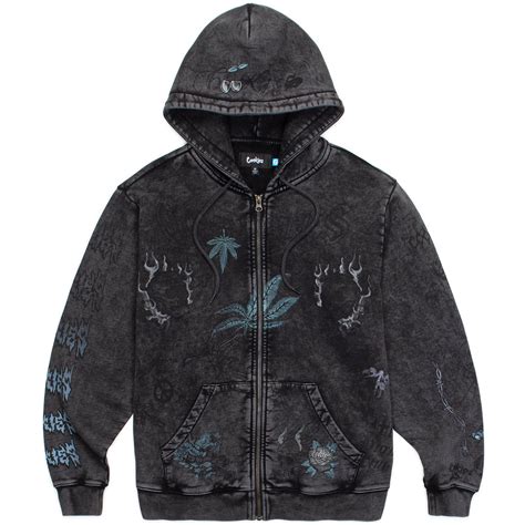 Heaven Can Wait Reaper Bones Full Zip Hoodie Cookies Clothing