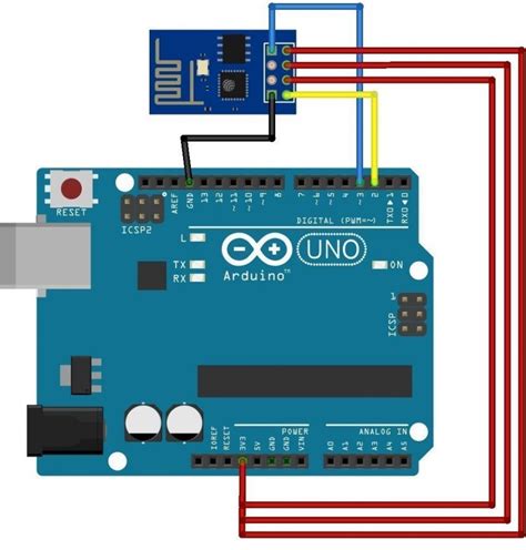 اتصال ماژول Wifi Esp8266 به آردوینو دیجی اسپارک