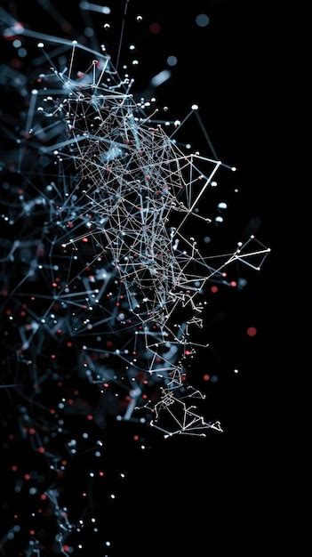 abstract representation of ai learning premium ai generated image