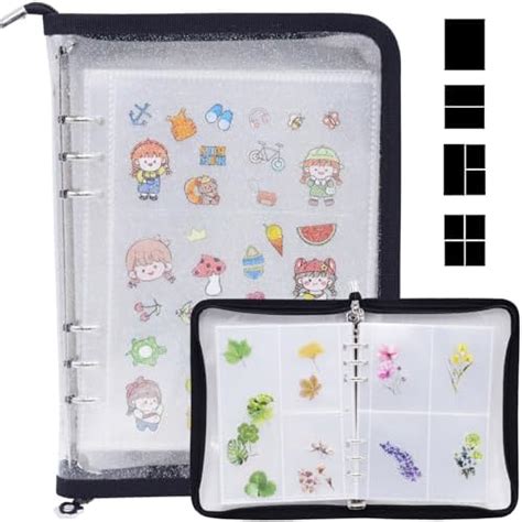Dhatmyc Reusable Sticker Book Collecting Album A5 Size 60