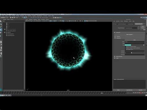 TGA Digital Animated Forcefield Shader With ShaderFX In Autodesk Maya Autodesk Digital