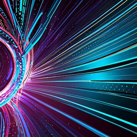 digital patterns technology and futuristic background premium ai