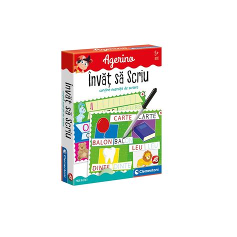 Образователна игра Agerino Учим се да пишем 5 години Emag Bg