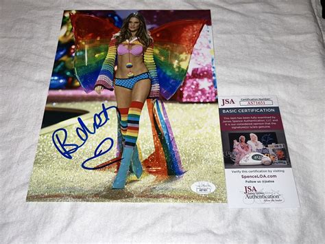 Behati Prinsloo Signed 8x10 Photo Victoria Secret Angel Beauty Jsa Auth