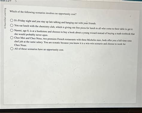 solved stion 3 ﻿of 7which of the following scenarios