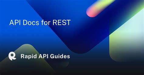 api docs for rest
