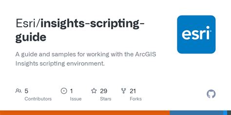 GitHub Esri Insights Scripting Guide A Guide And Samples For Working With The ArcGIS Insights