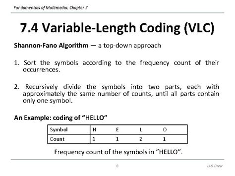 Chapter 7 Lossless Compression Algorithms 7 1 Introduction