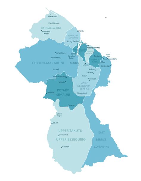 Guyana Maps And Facts World Atlas