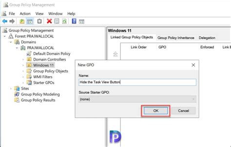 Hide The Task View Button Using Group Policy