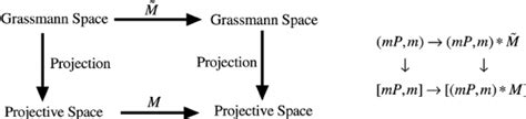A Projective Transformation M On Projective Space Is Induced By A Download Scientific Diagram